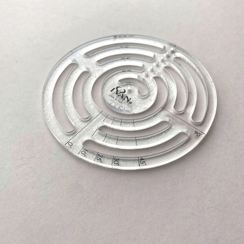 Leather Corner Radius Template for Leathercrafting