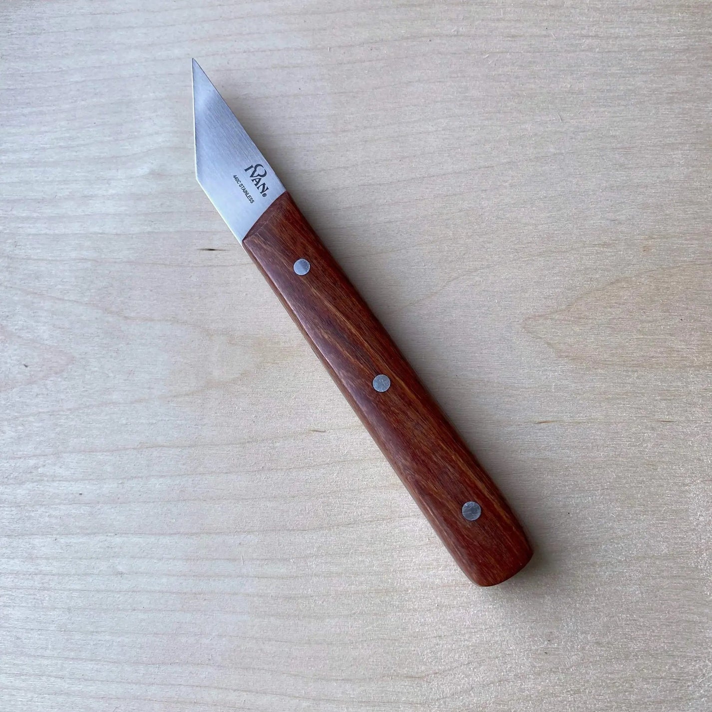 Leather Skiving Knife Tool for Leathercraft - French Angled