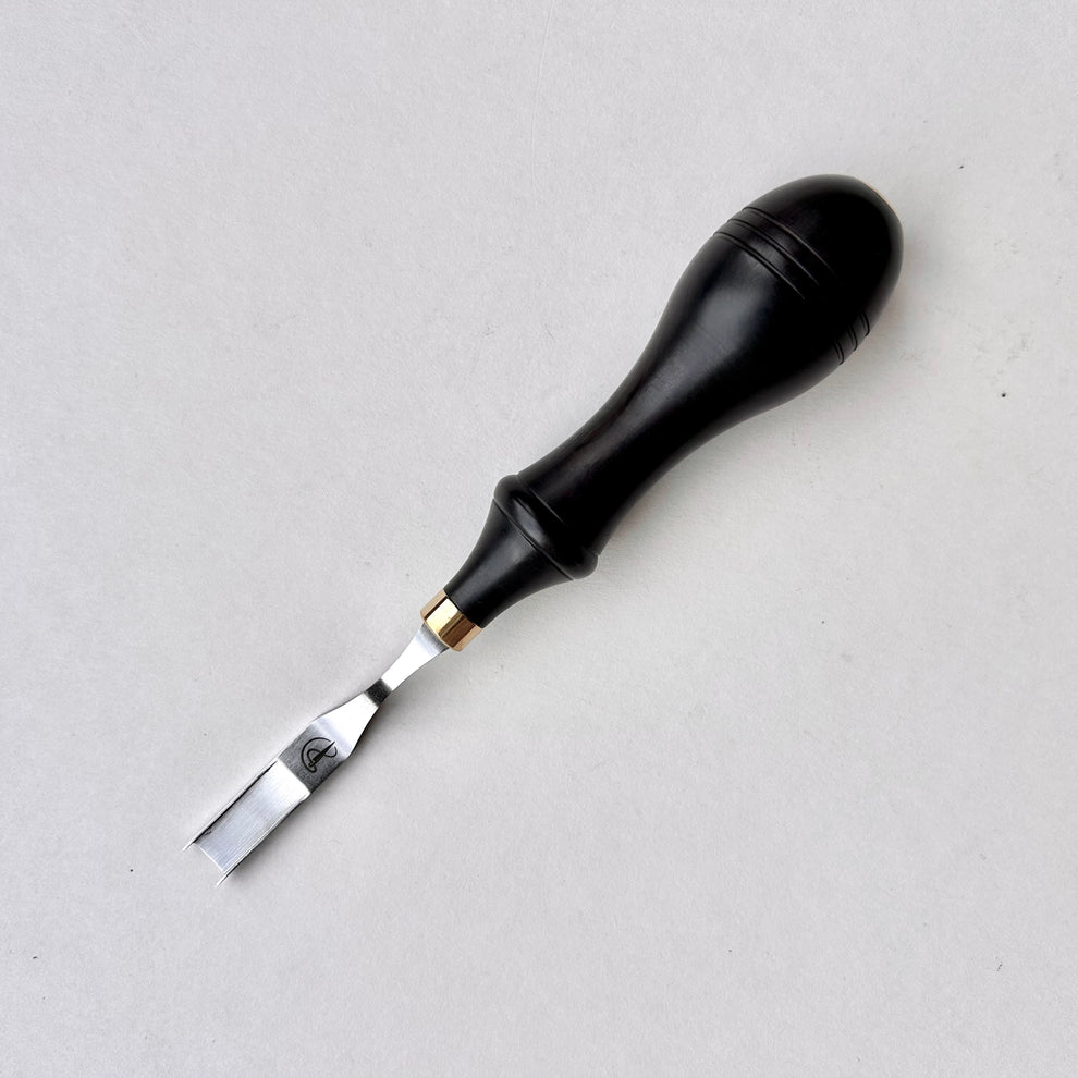 Kemovancraft French Wide Skiver DC53 Steel & Ebony Handle