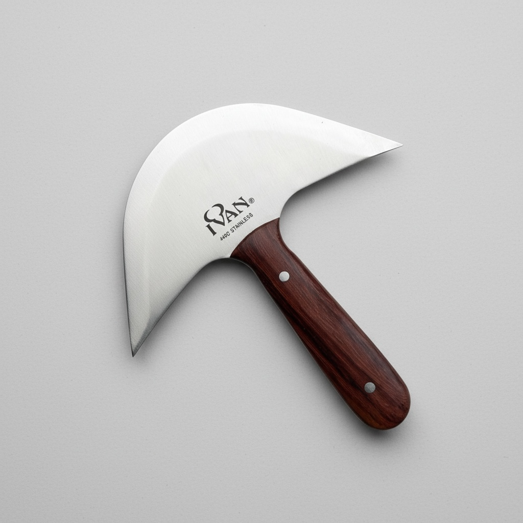 French Style Leather Round Knife - British Leather Supplies