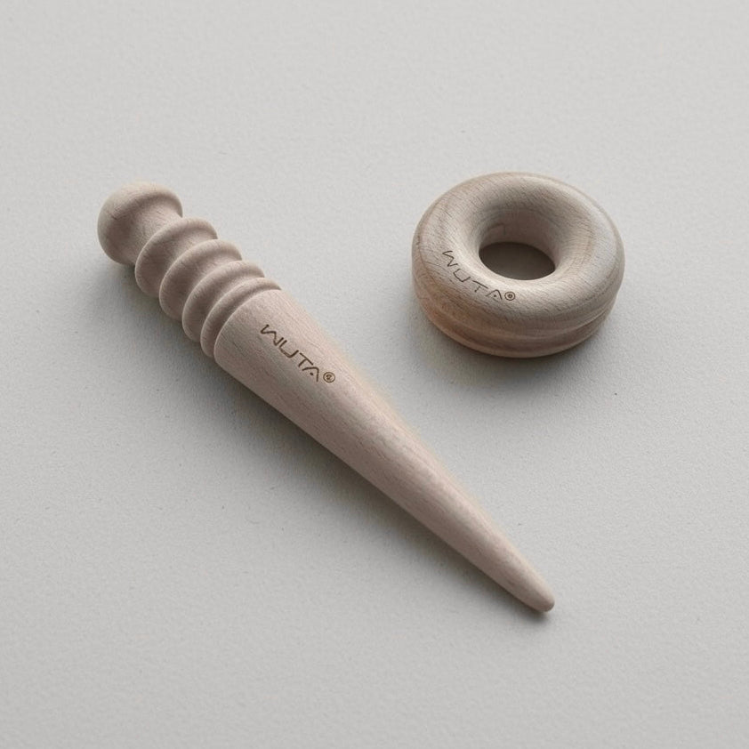 Leather Edge Burnishing Tool by WUTA - Polishing Slicker Tool