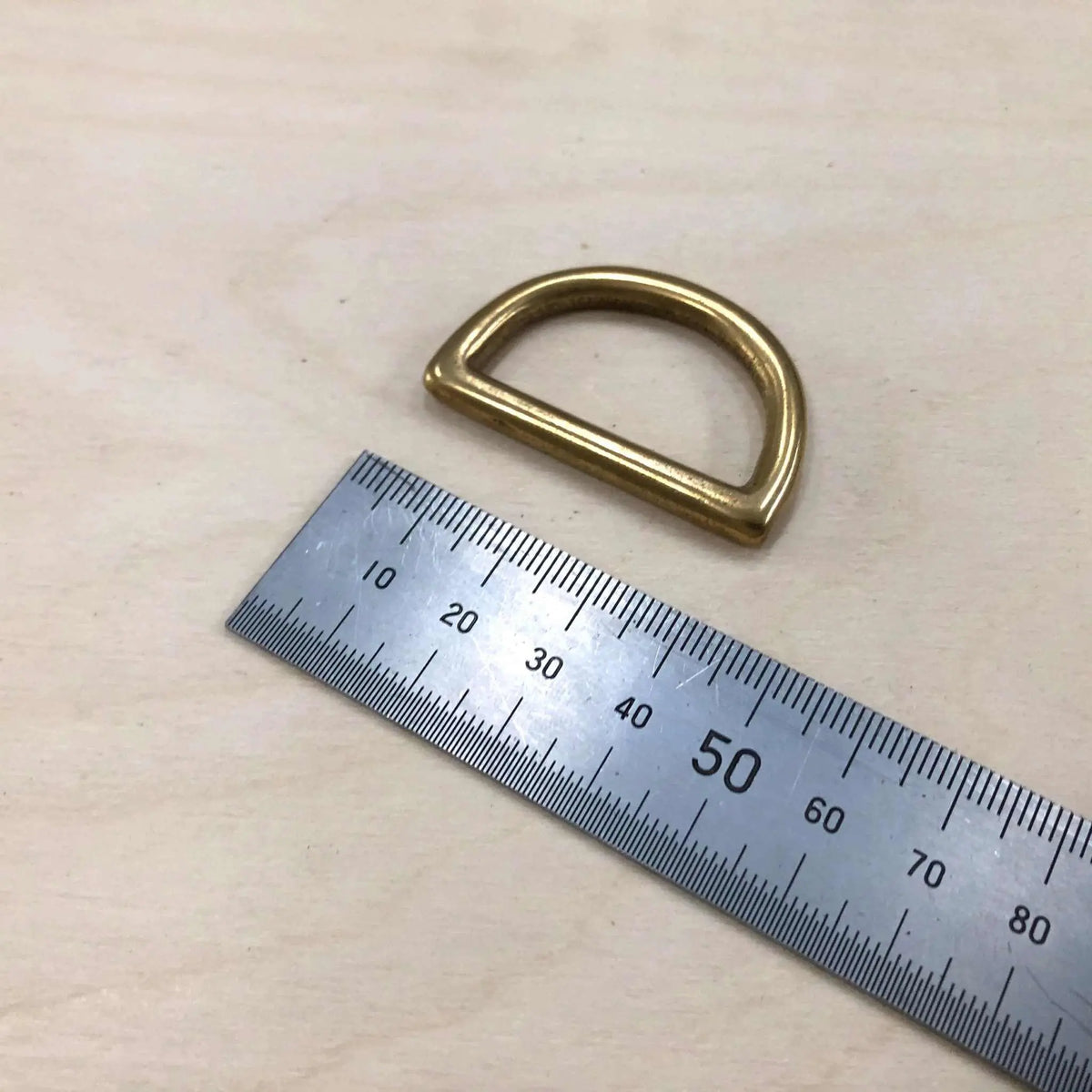 Solid Brass D Rings UK | British Leather Supplies